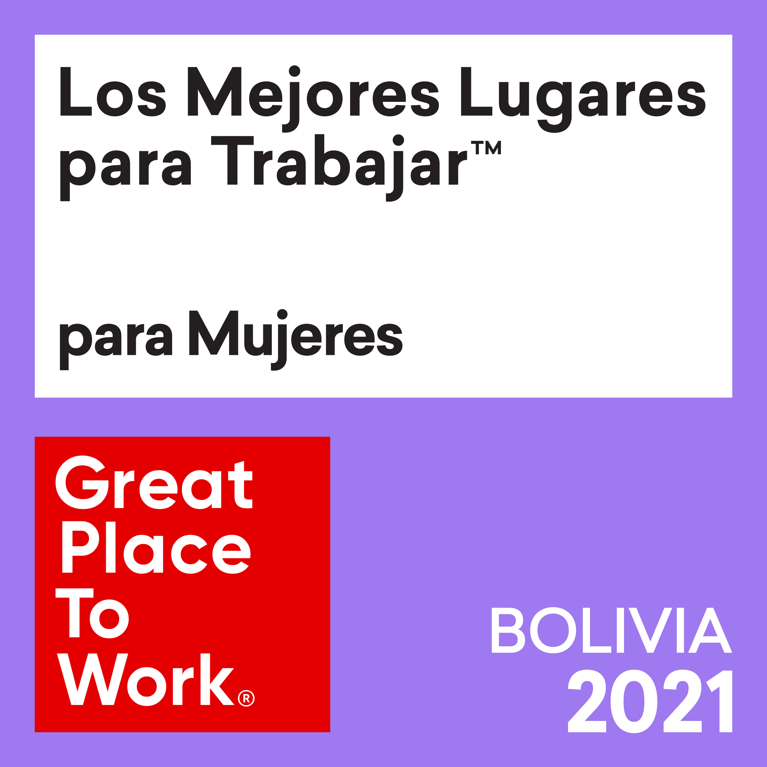 Los Mejores Lugares para Trabajar™ en Bolivia 2021